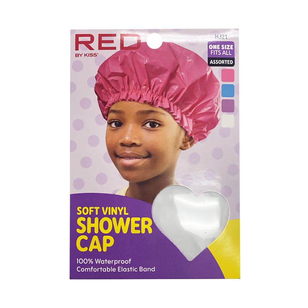 RED BY KISS KIDS SOFT VINYL SHOWER CAP : ASSORTED - [HJ21] – Hairsisters
