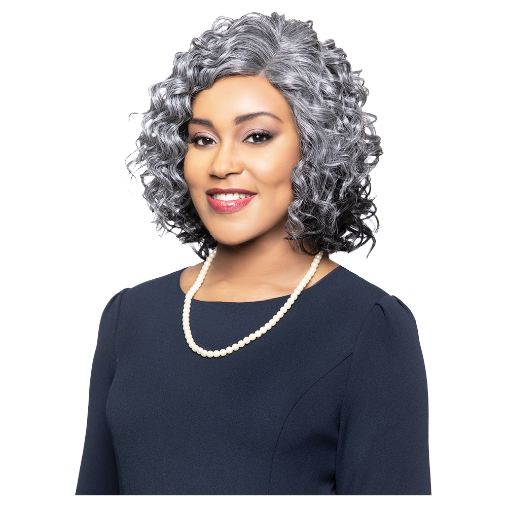 FOXY SILVER SYNTHETIC J LACE WIG BETTINA [10954] – Hairsisters