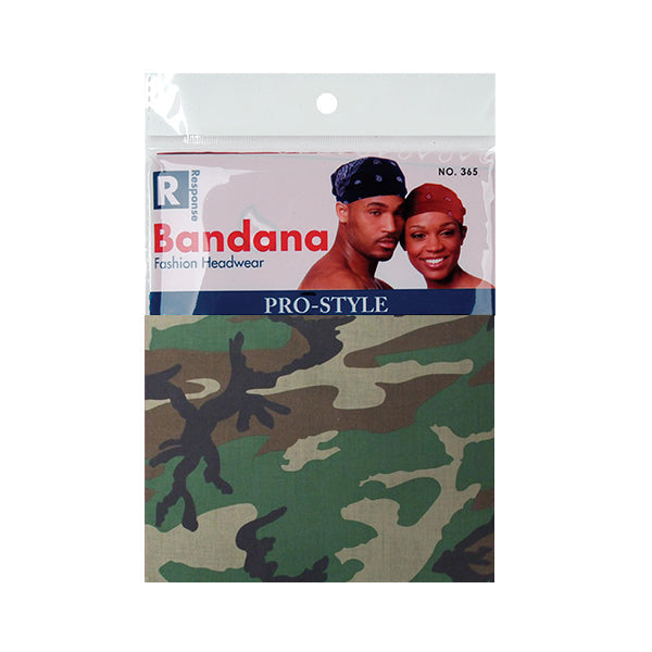 RESPONSE BANDANA FASHION HEADWEAR -MILITARY [365MIL] – Hairsisters