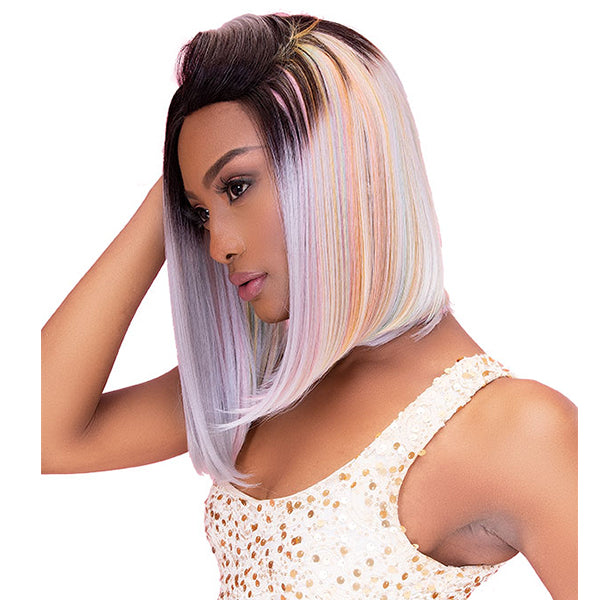 JANET COLLECTION COLOR ME SYNTHETIC DEEP PART LACE FRONT WIG CHIC [CML ...