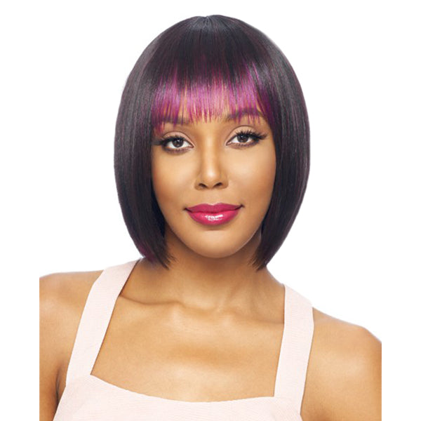 VANESSA SYNTHETIC HAIR SLIM LITE WITH BANG FASHION WIG SLB FOUR [SLB F ...