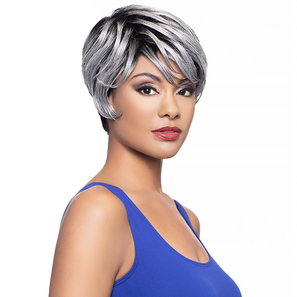 FOXY SILVER SYNTHETIC WIG CHLOE [10949] – Hairsisters
